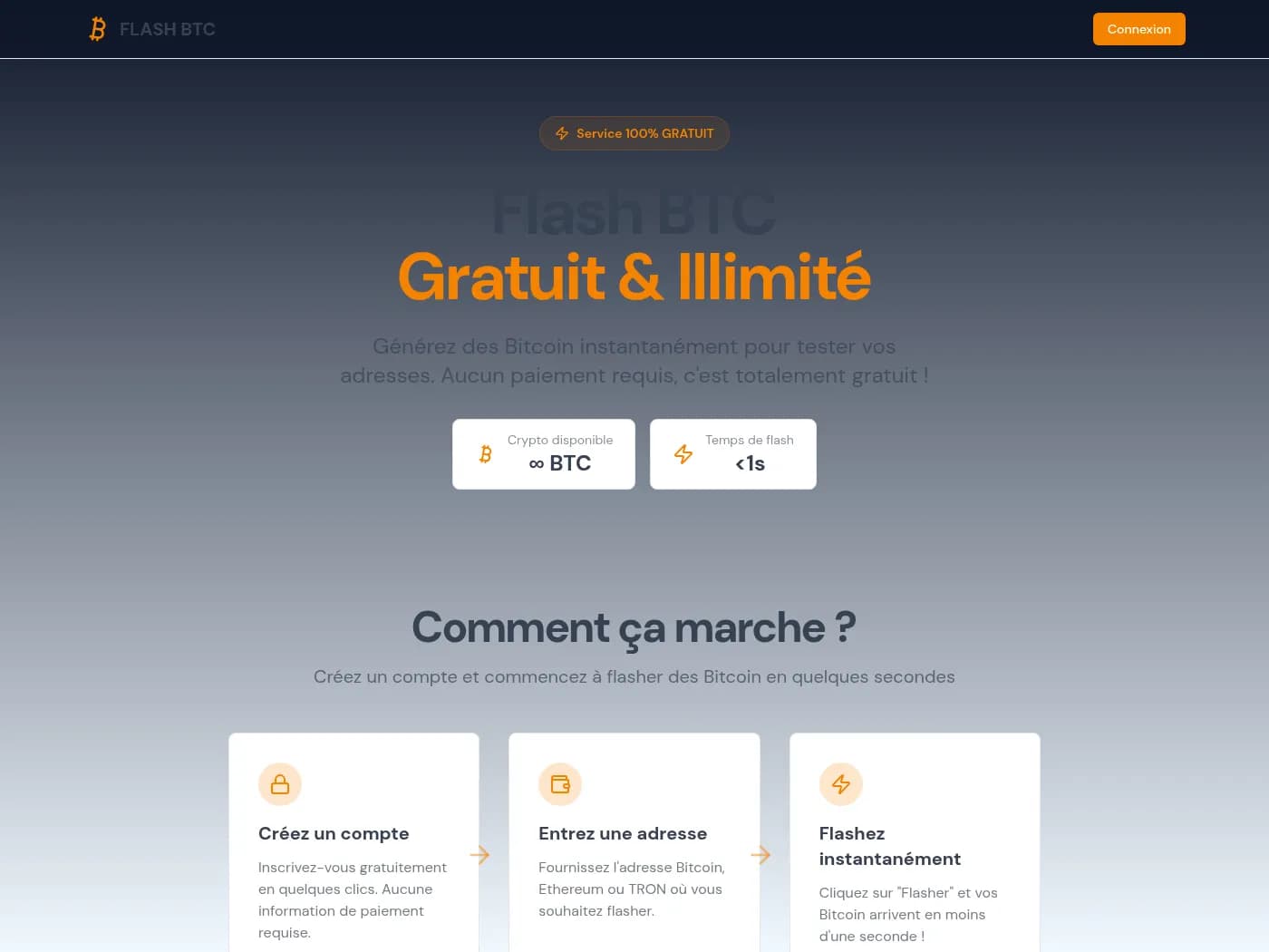 Flash BTC Gratuit