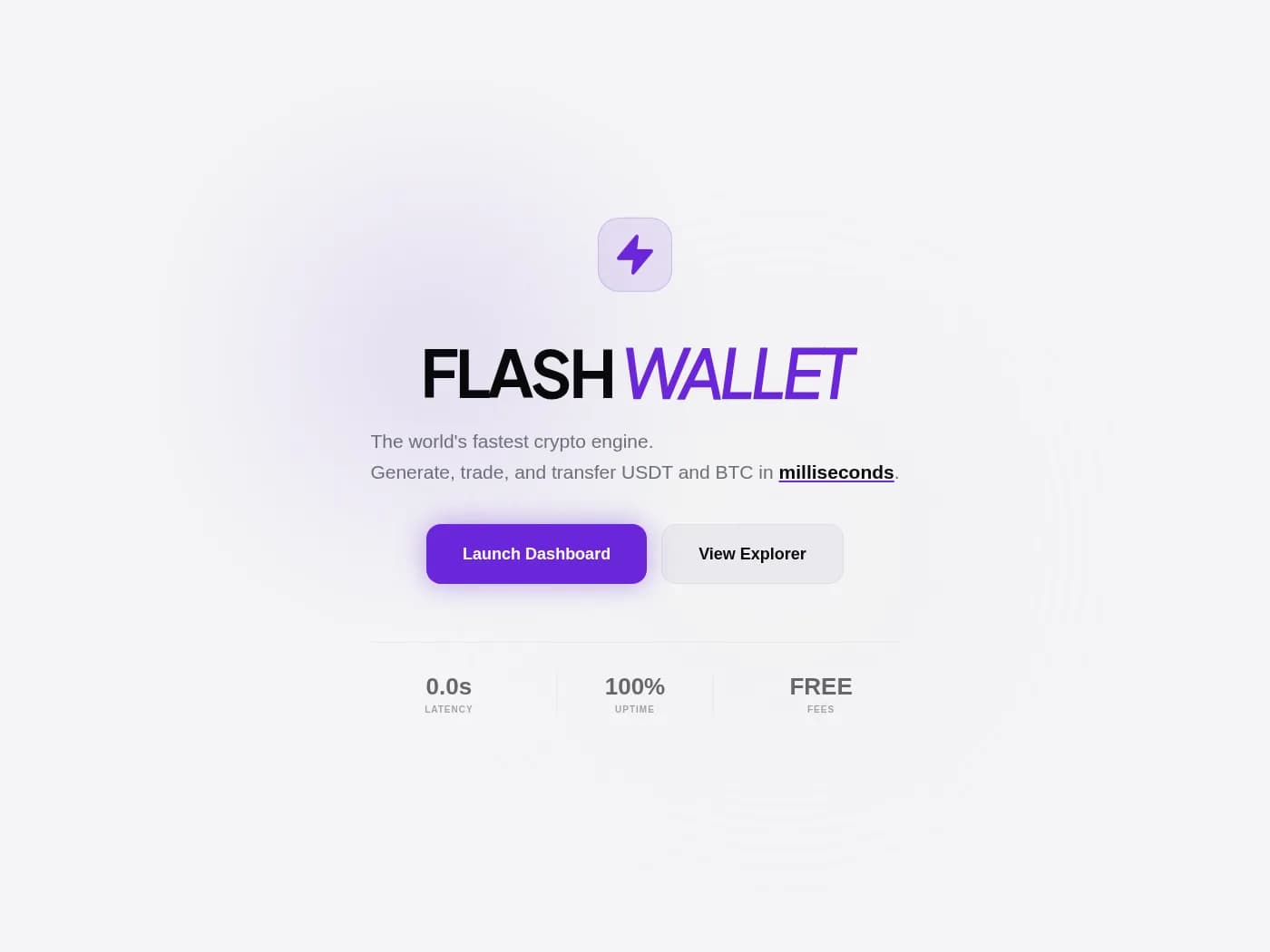 Flash Crypto Wallet