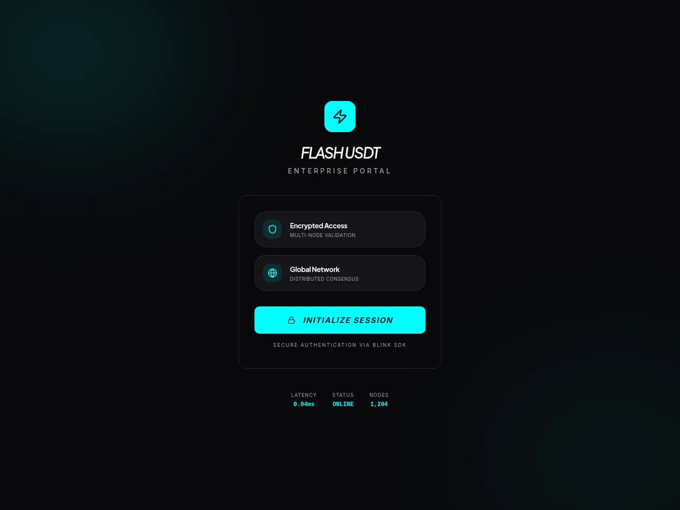 Flash USDT Web Portal