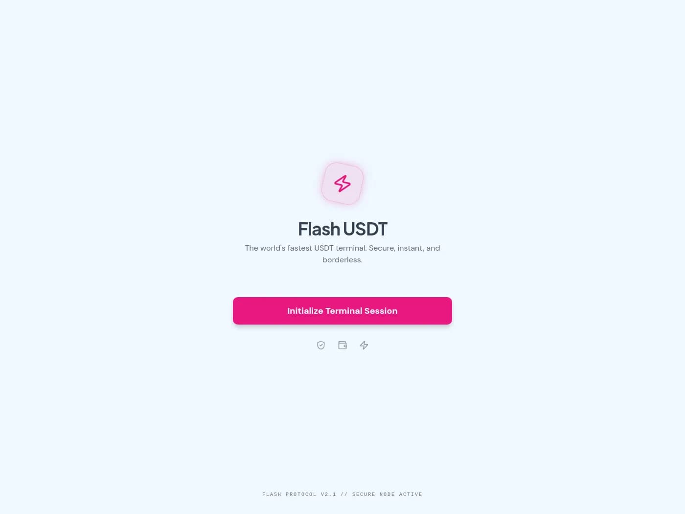 Flash USDT Platform