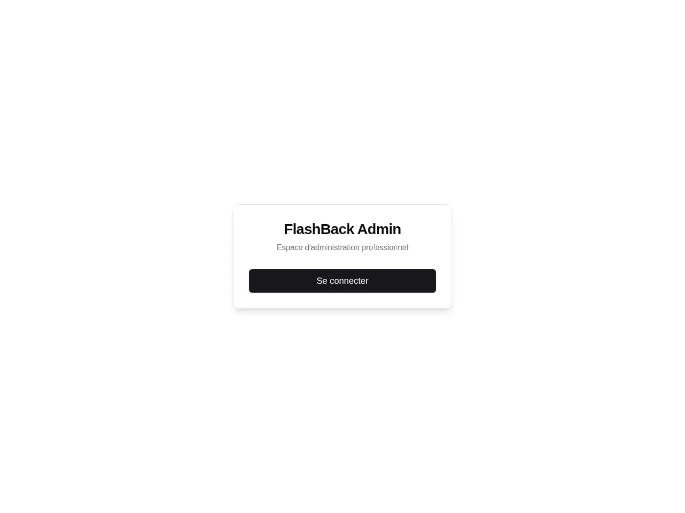 FlashBack Admin Suite
