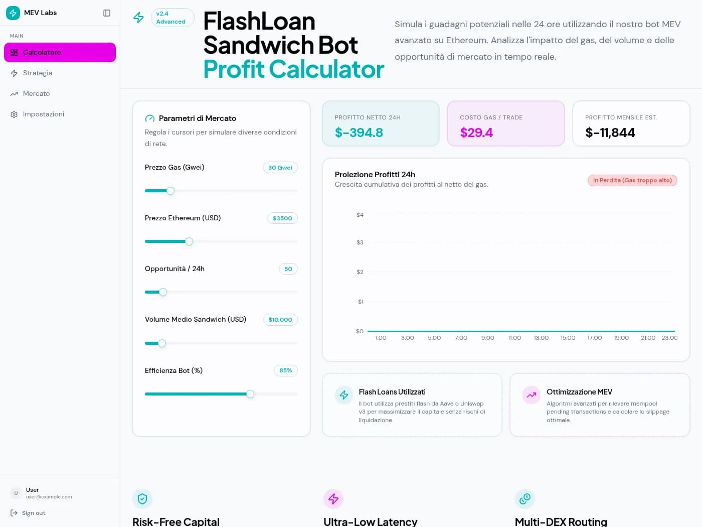 FlashLoan Profit Calculator