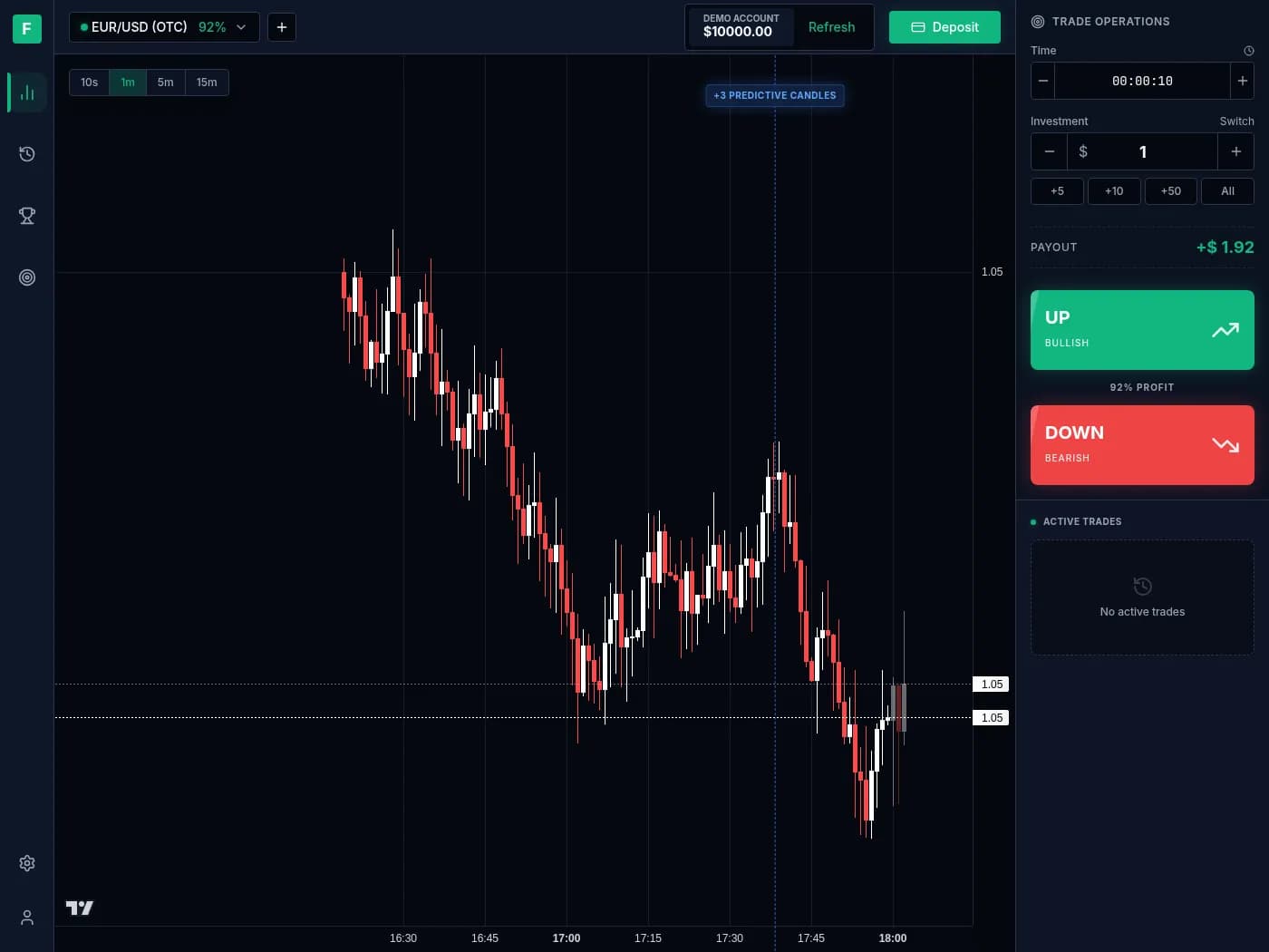 FlashQuote Trading Bot UI