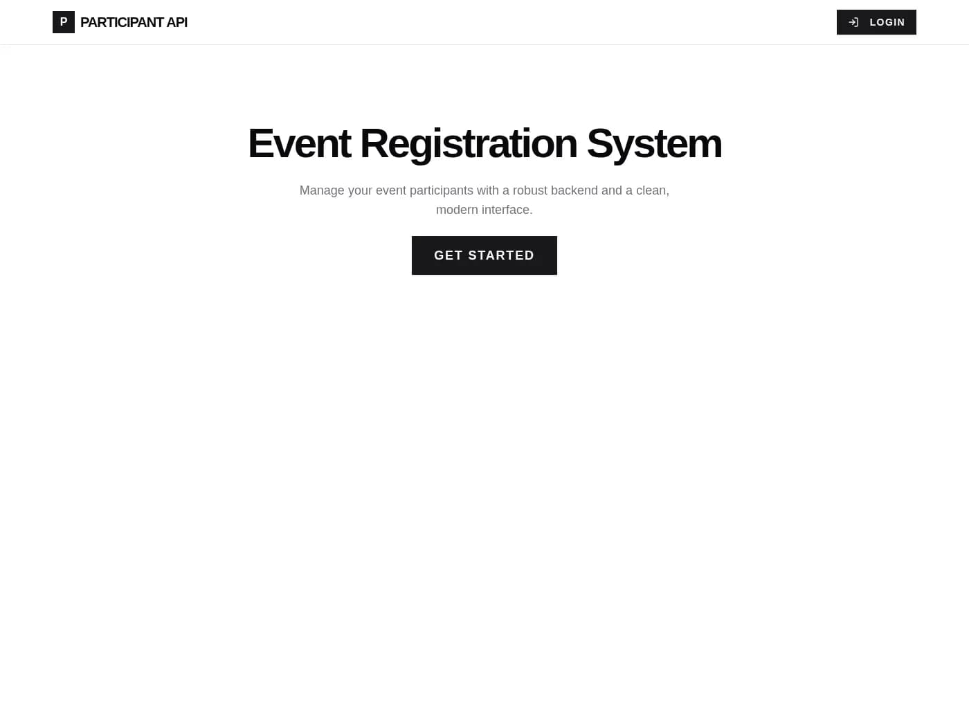 Participant API Service
