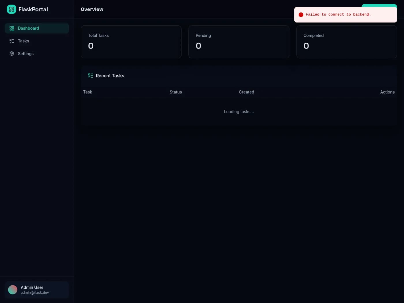 Flask Web Portal
