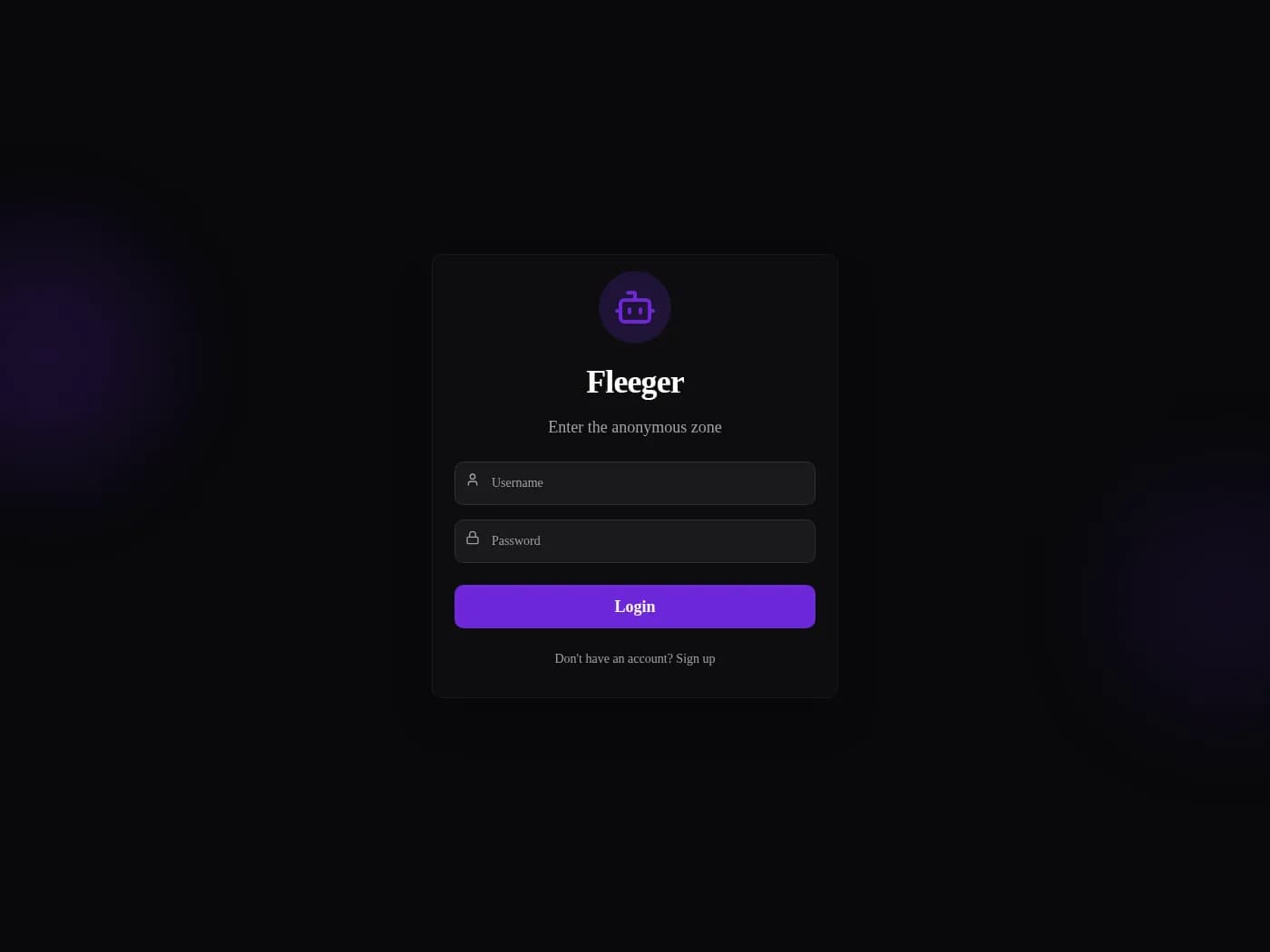 Fleeger Anonymous Chat