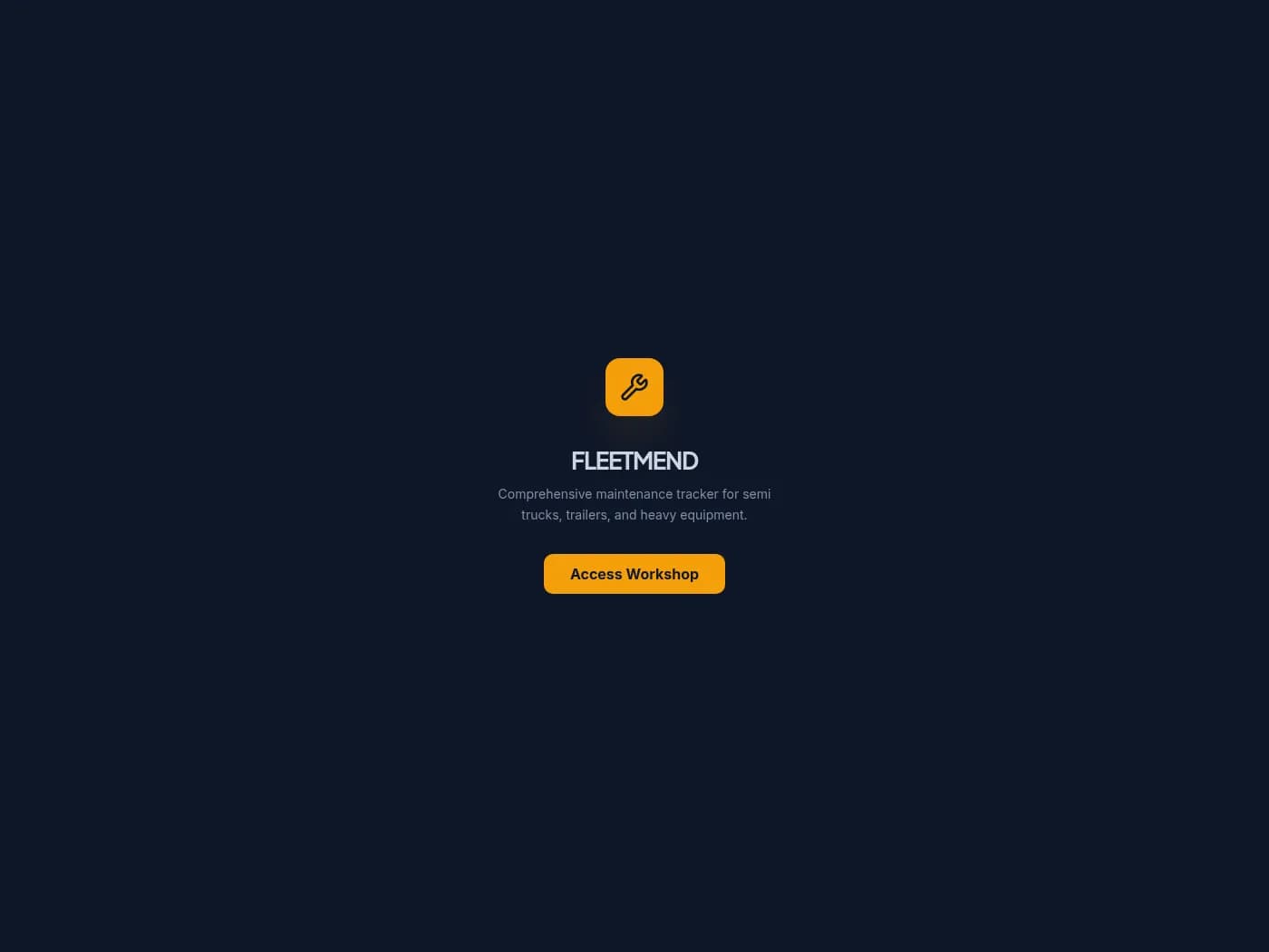 FleetMend Maintenance Tracker