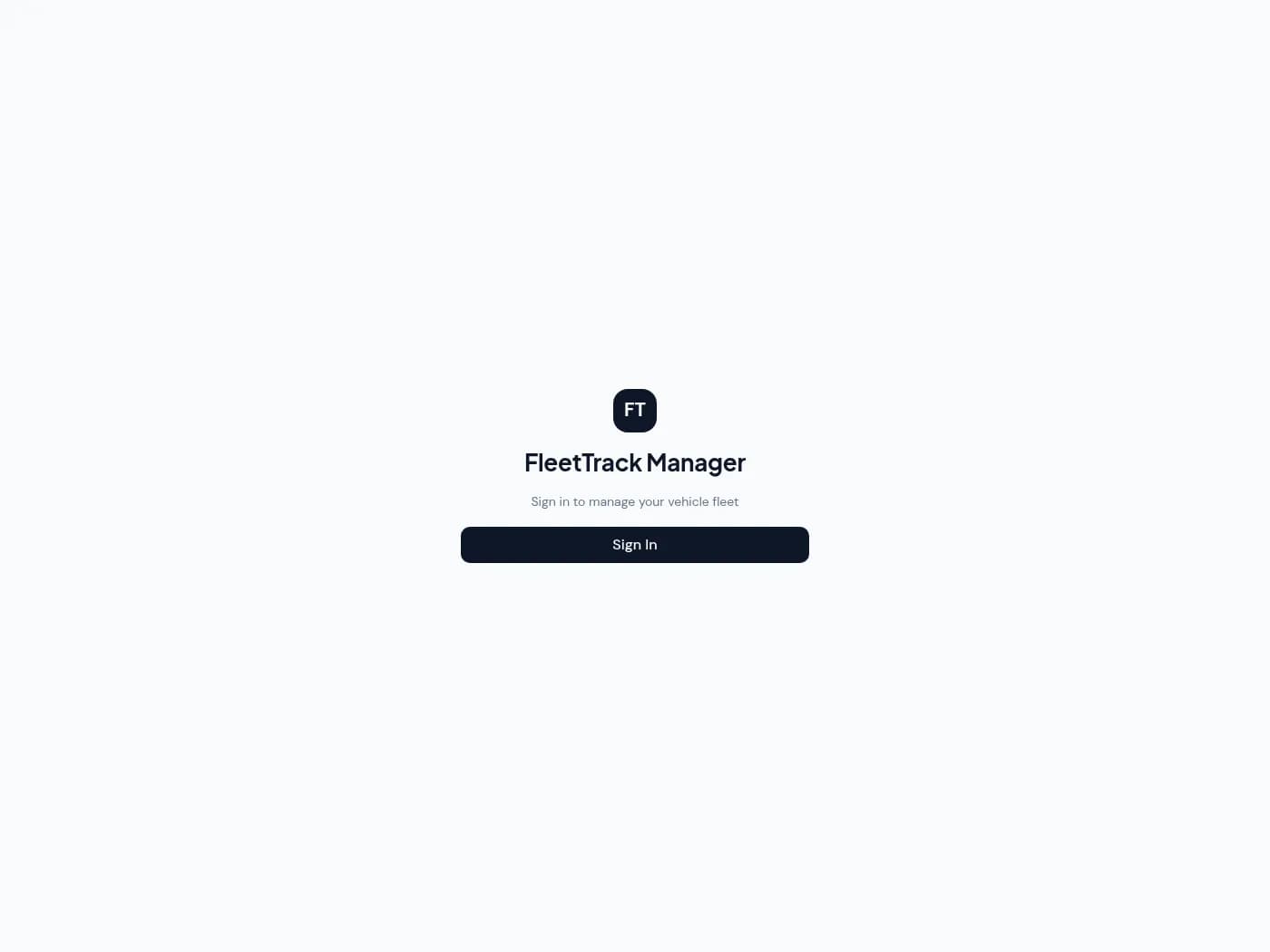 FleetTrack Manager