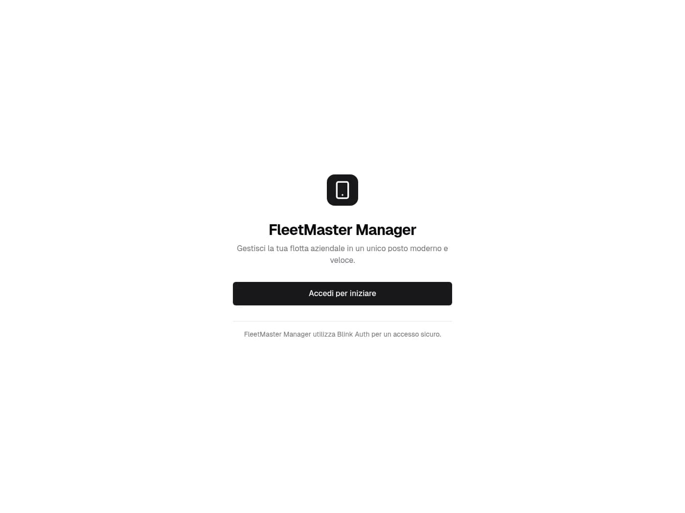 FleetMaster Manager