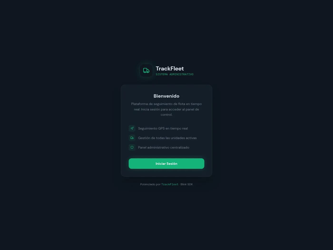 TrackFleet Admin System