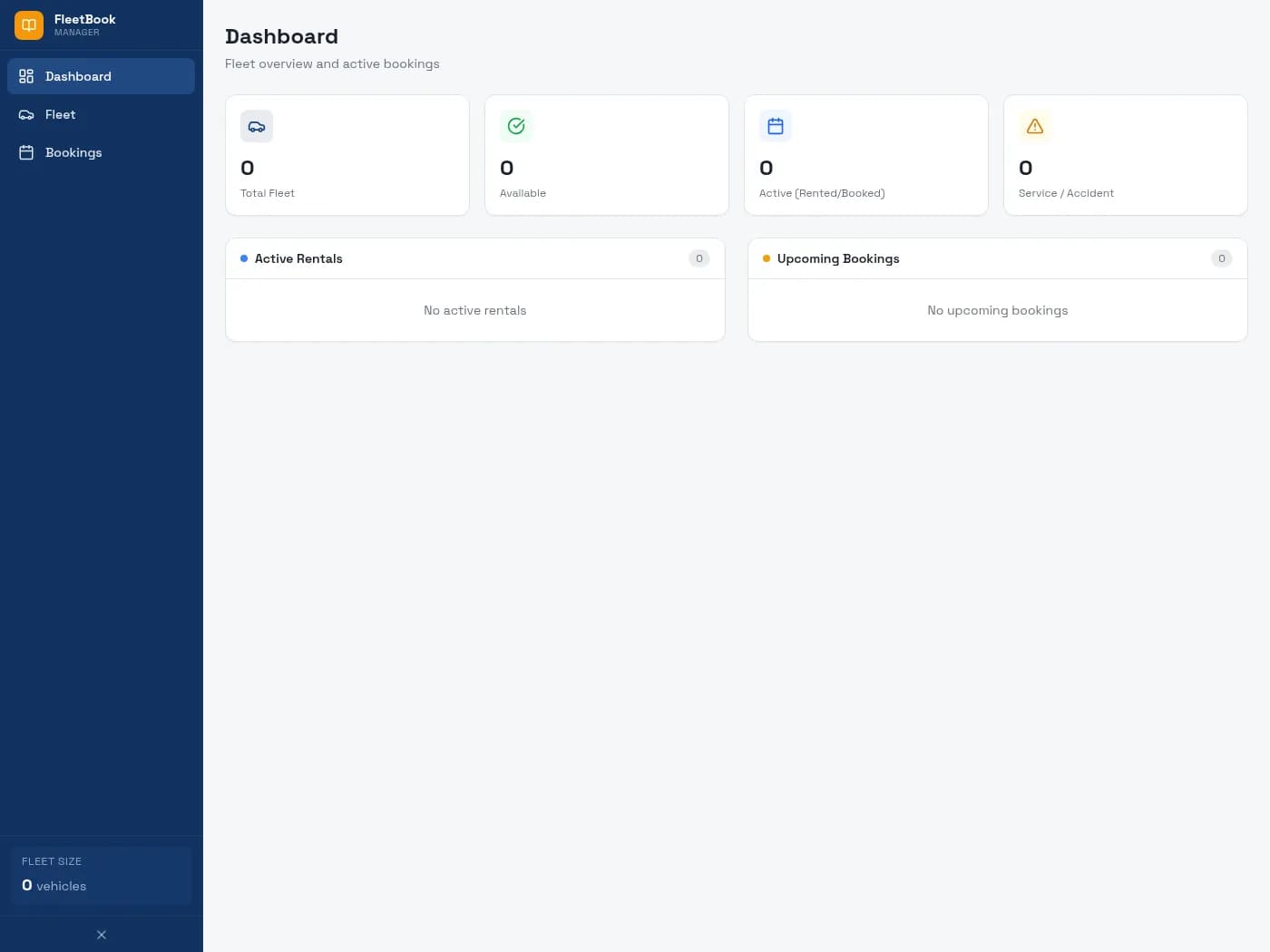 FleetBook Manager