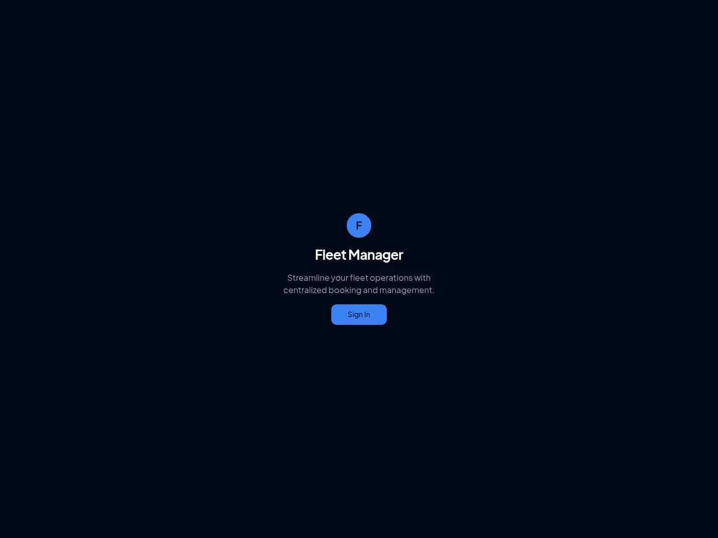 FleetBooking Manager