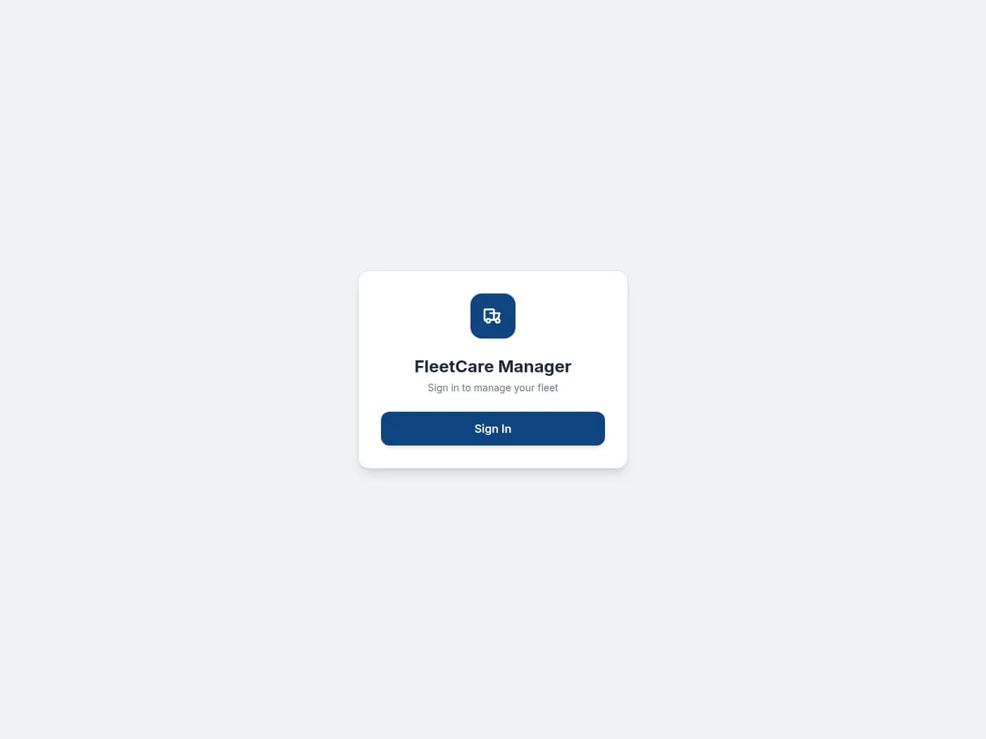 FleetCare Manager
