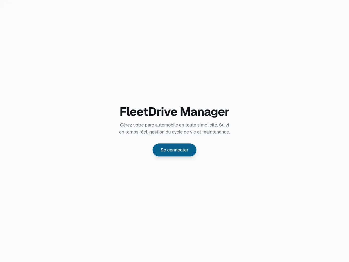 FleetDrive Manager