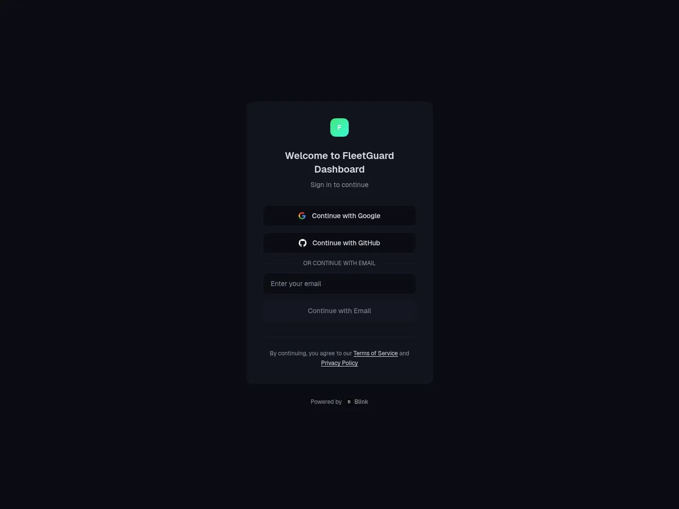 FleetGuard Dashboard