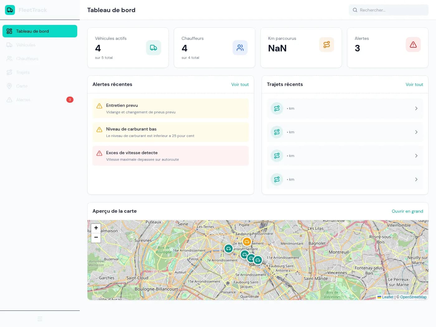 FleetTrack Manager