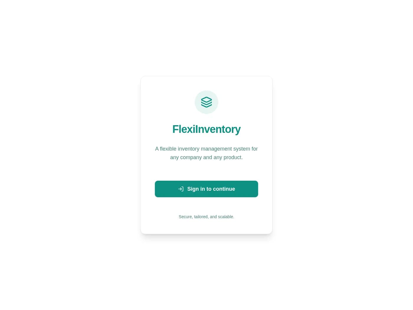 FlexiInventory App