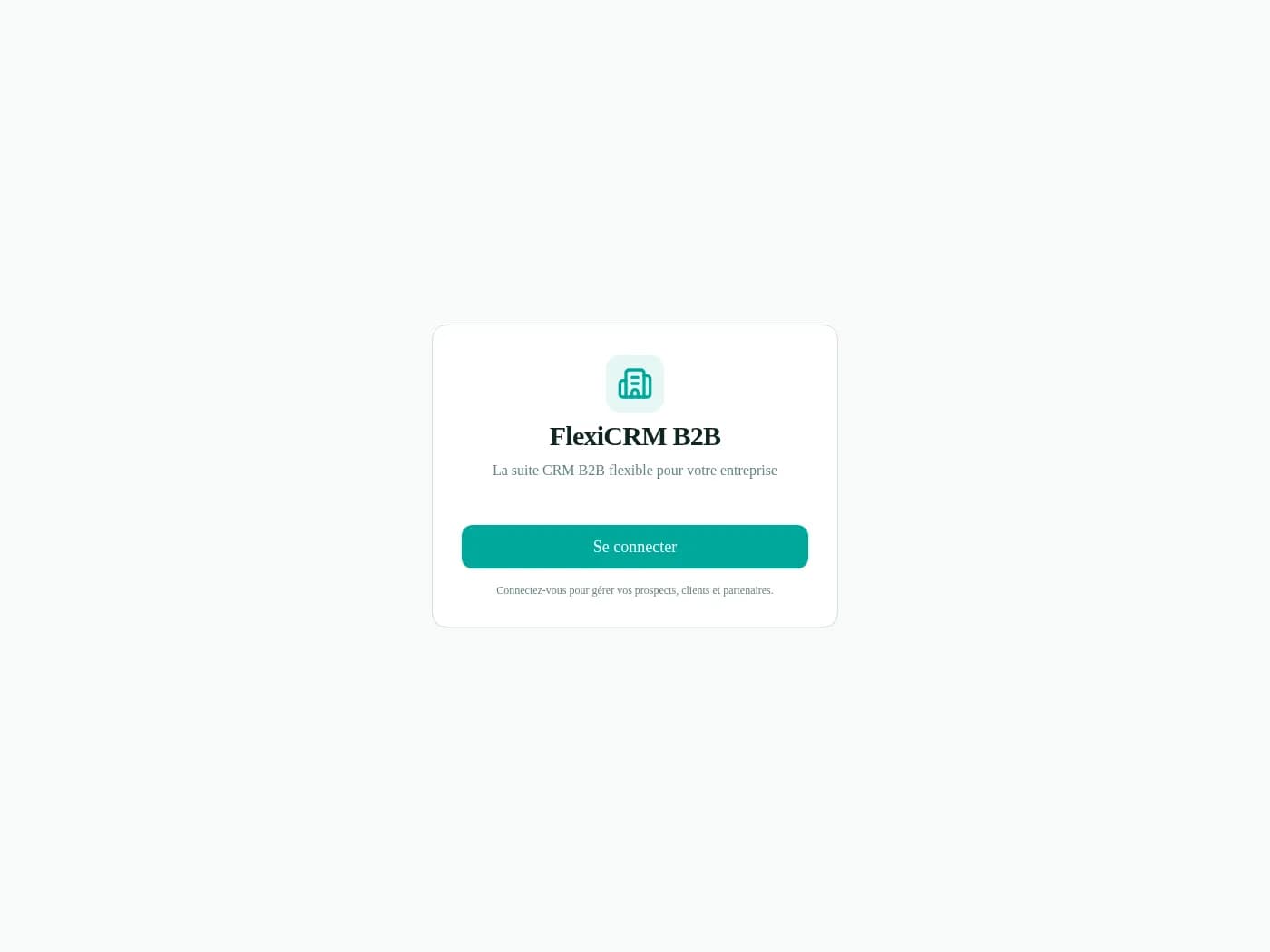 FlexiCRM B2B Suite