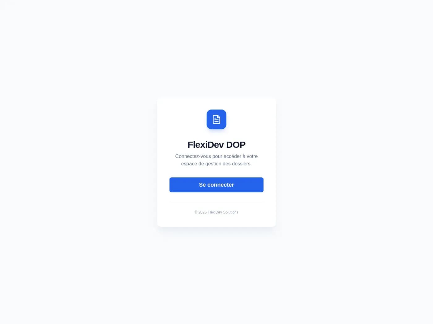 FlexiDev Web App