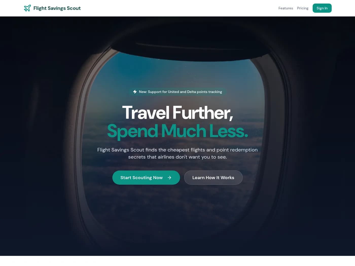 Flight Savings Scout