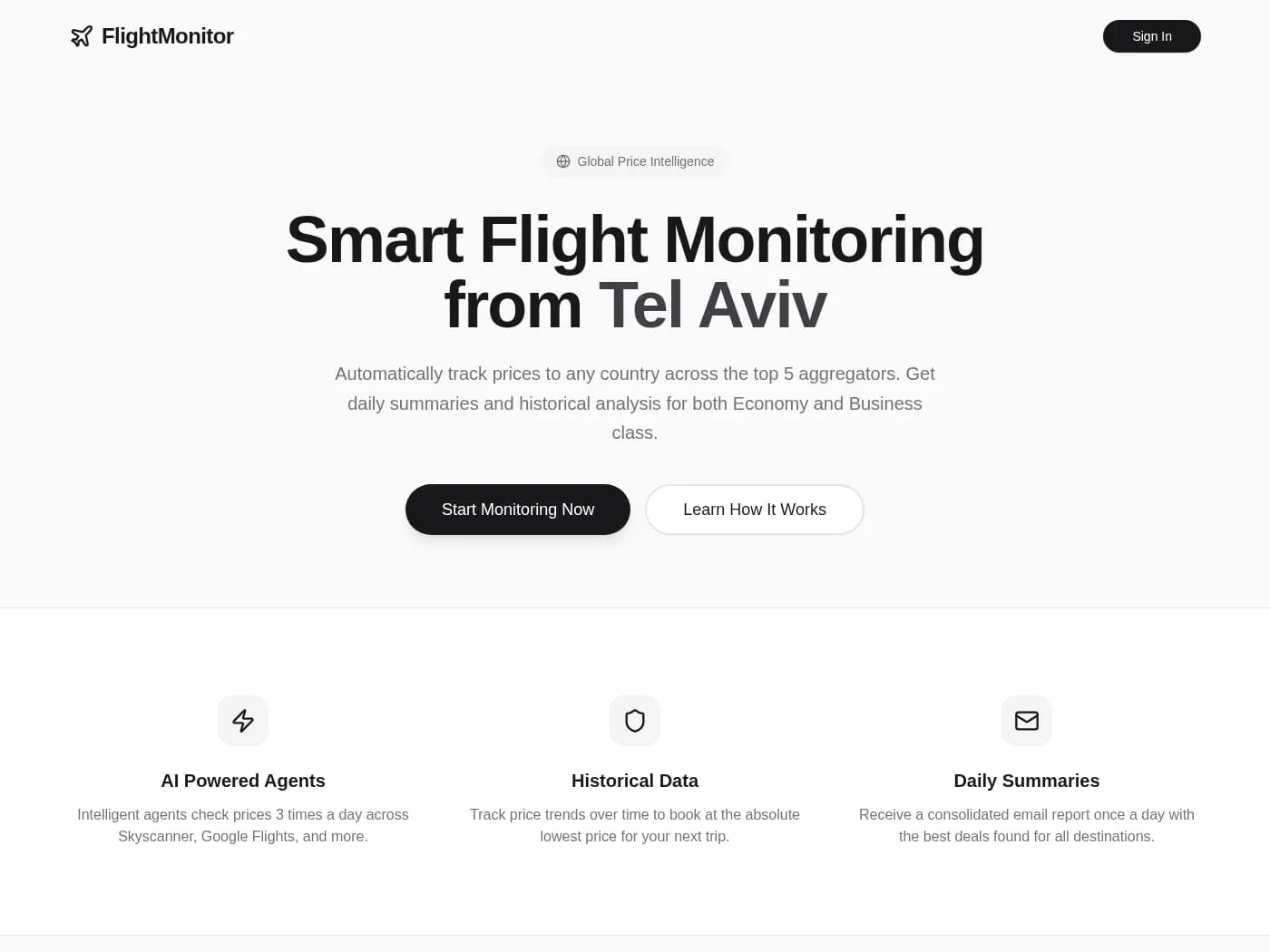 Flight Price Monitor