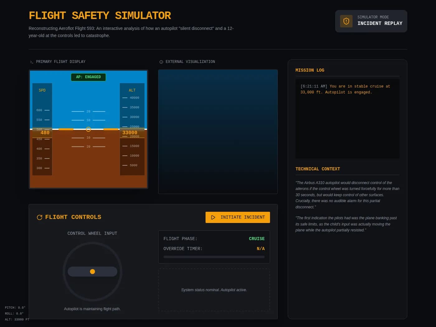 Flight Safety Simulator