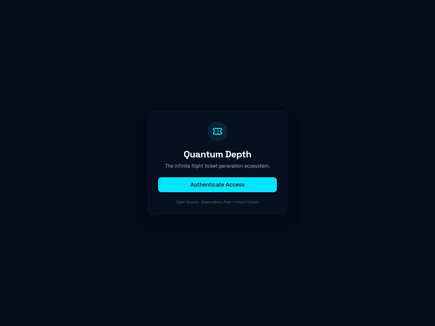 Quantum Depth Ticket Suite
