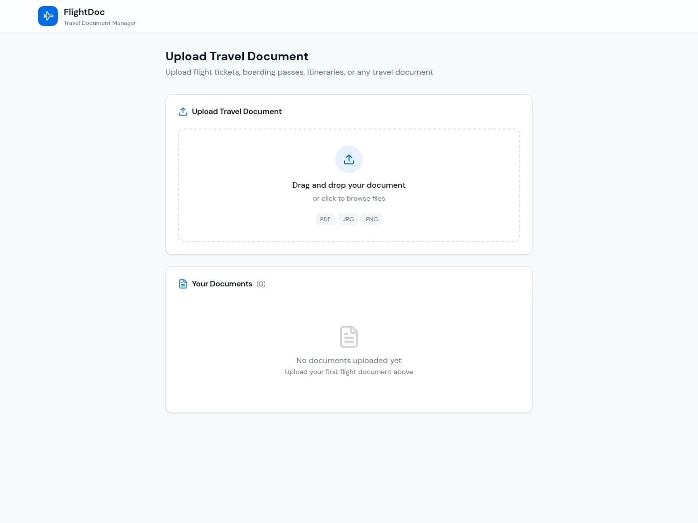 FlightDoc Uploader