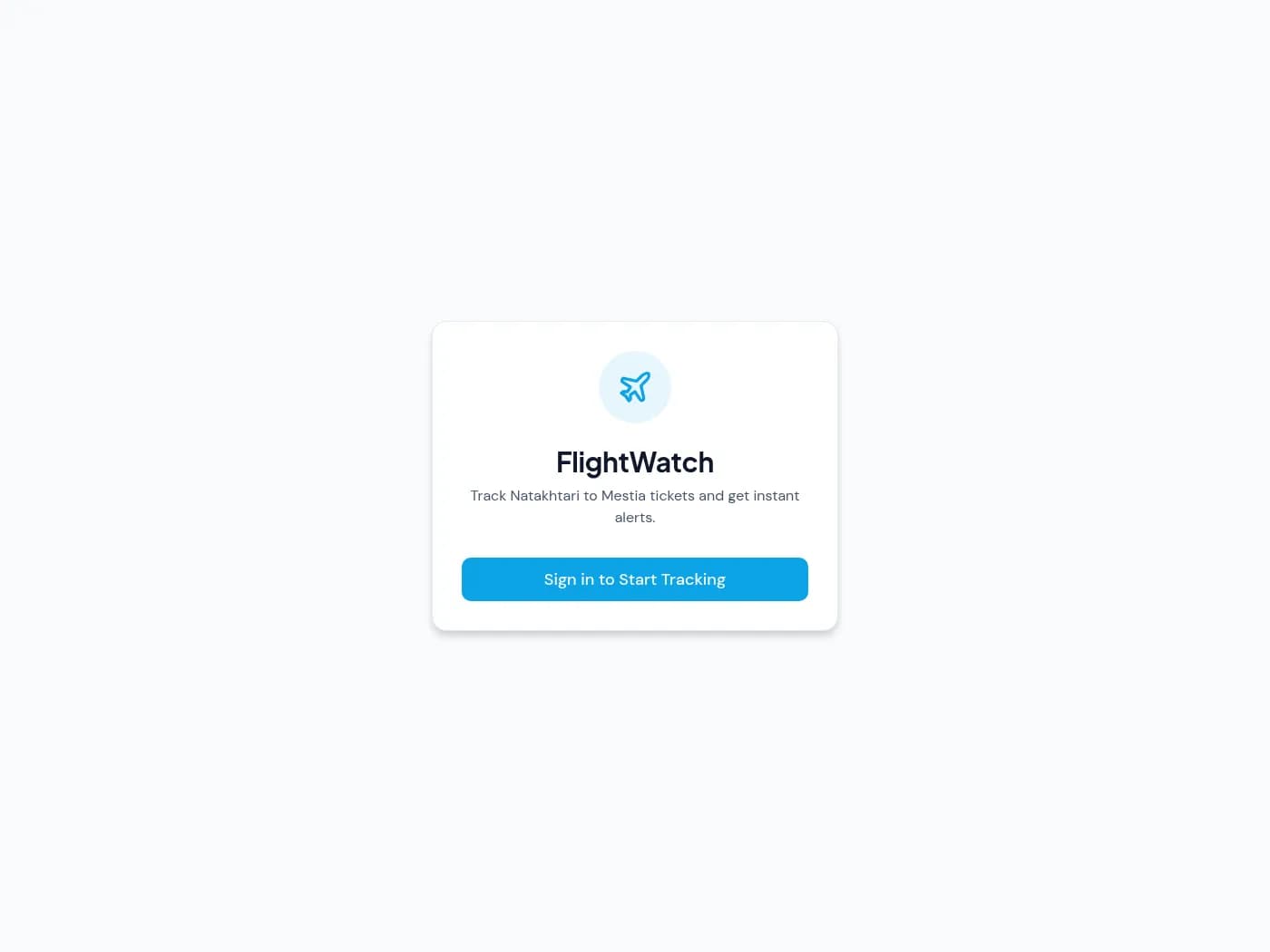 FlightWatch Notifier