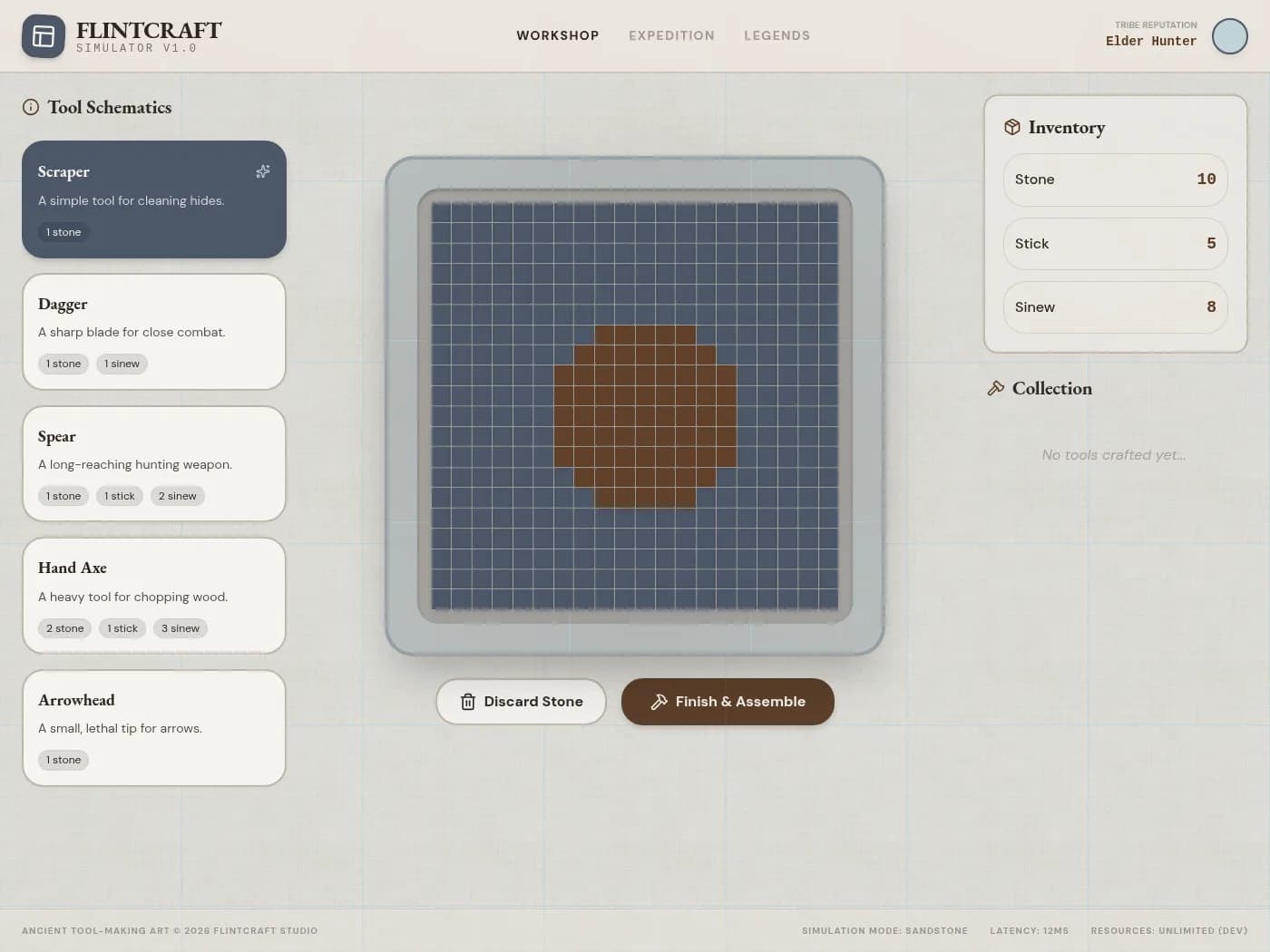 FlintCraft Simulator