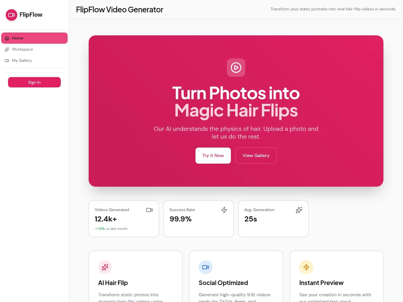 FlipFlow Video Generator