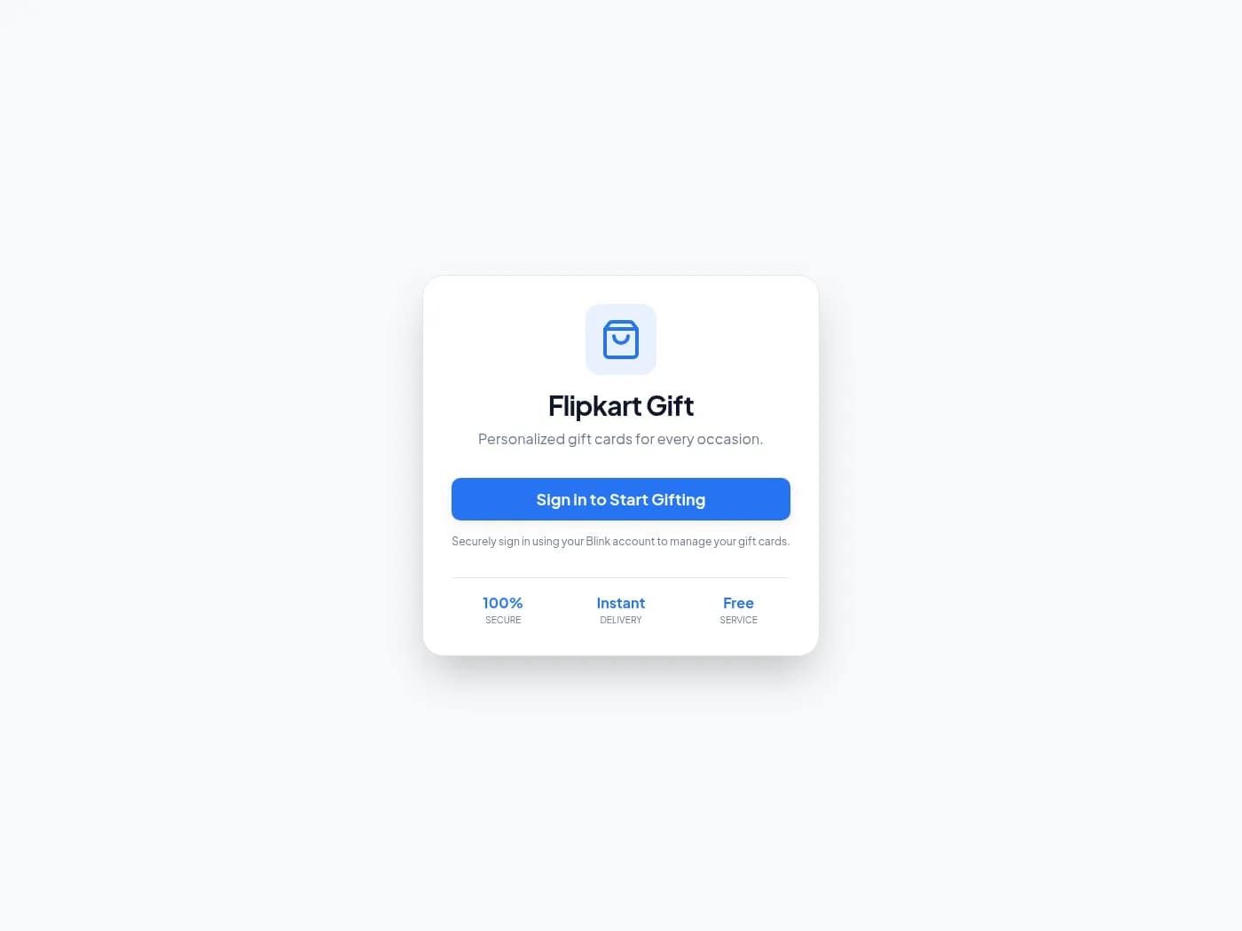 Flipkart Gift Card Creator
