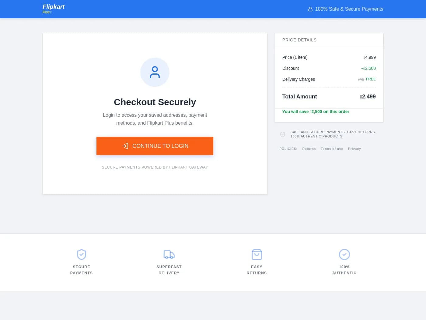Flipkart Order Validator