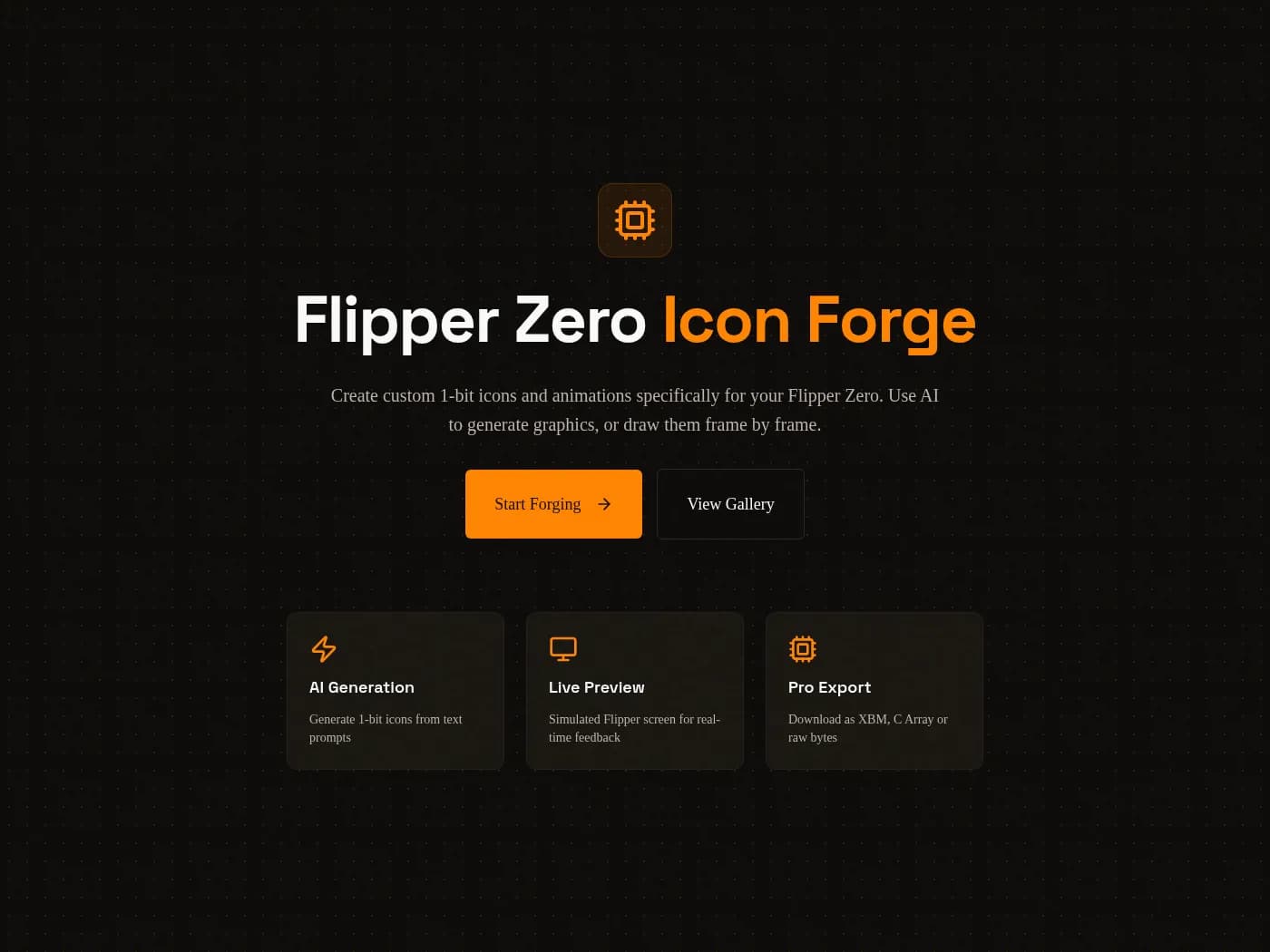 Flipper Zero Icon Forge