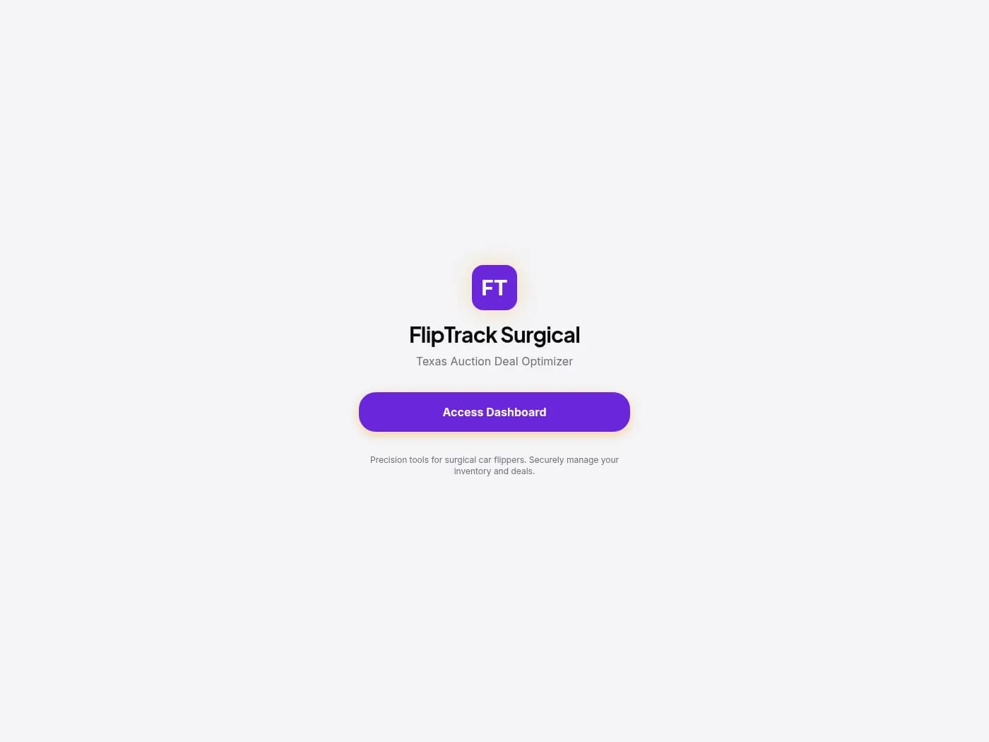 FlipTrack Surgical Auto App