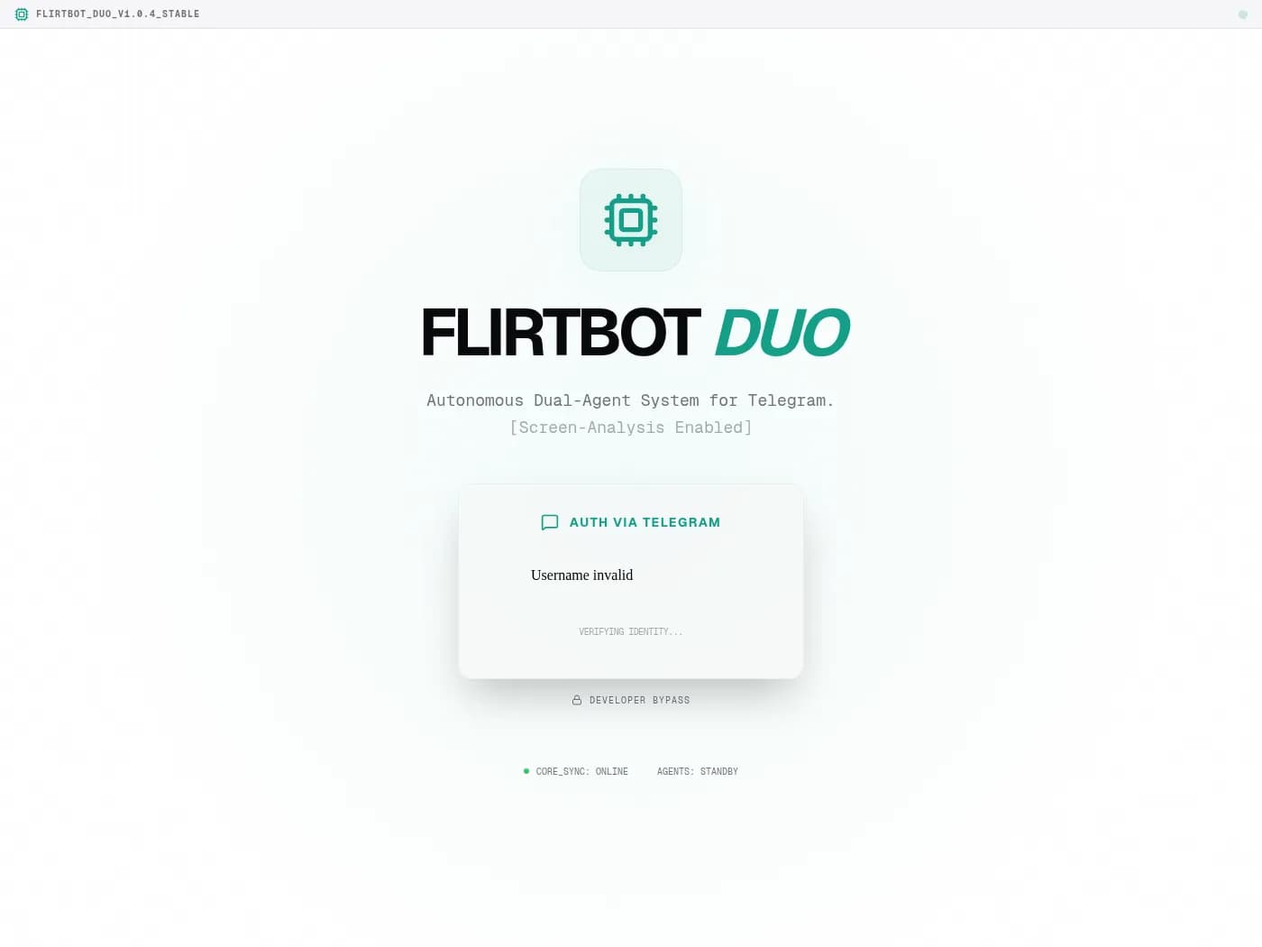FlirtBot Desktop Duo