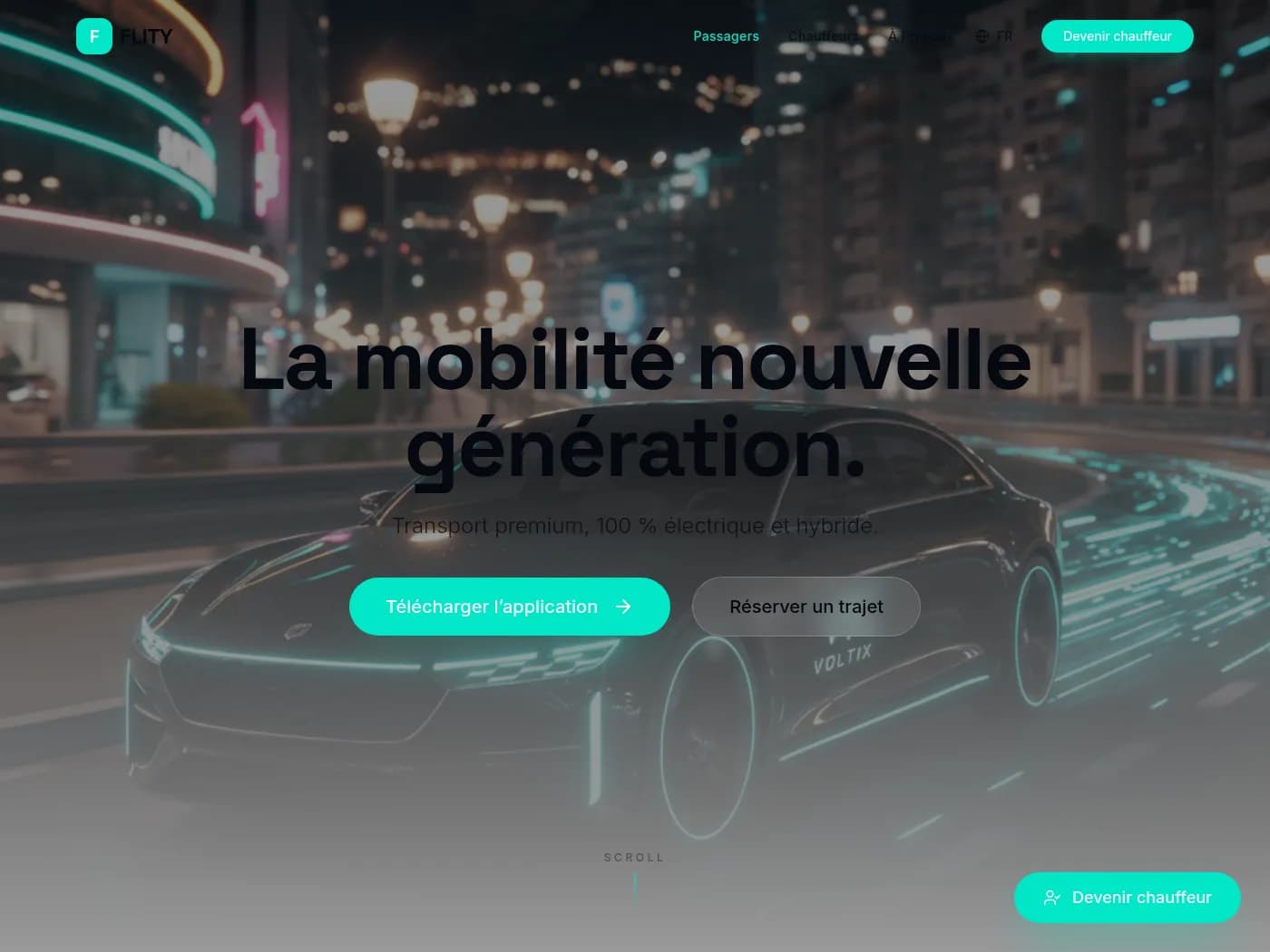 Flity Premium VTC Website