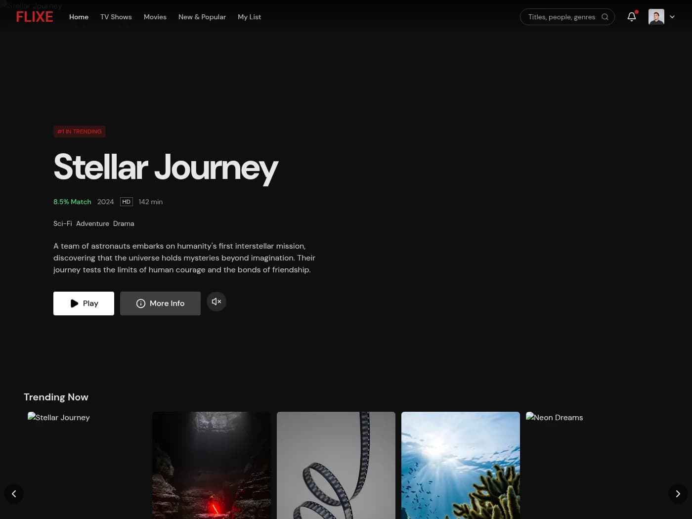 Flixe Streaming Platform