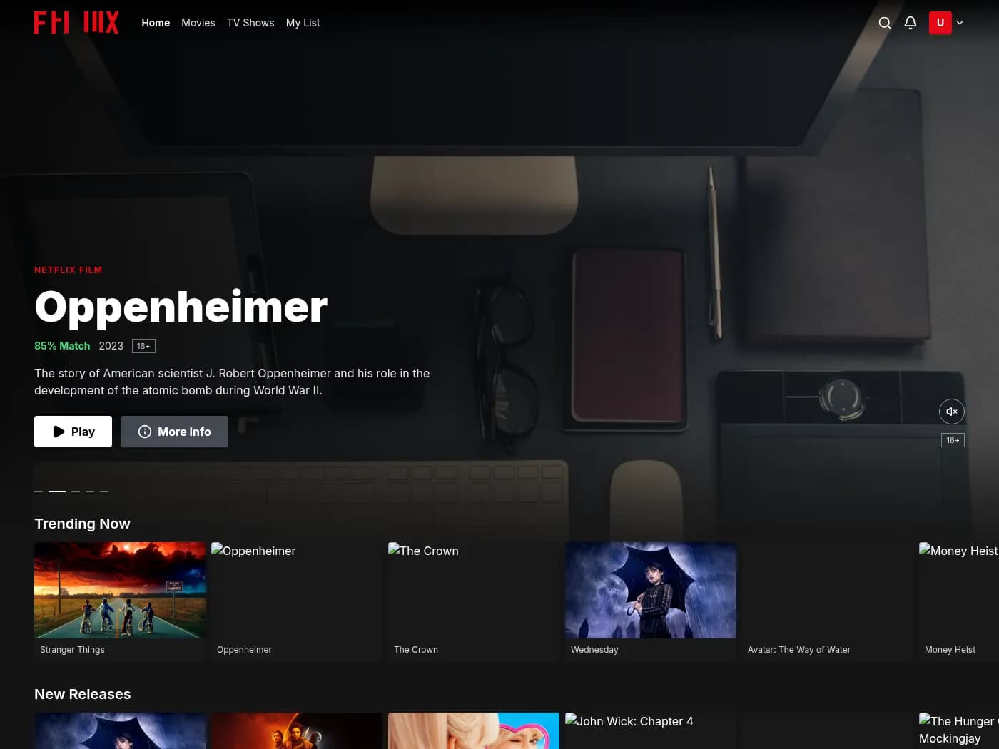 FlixStream Clone