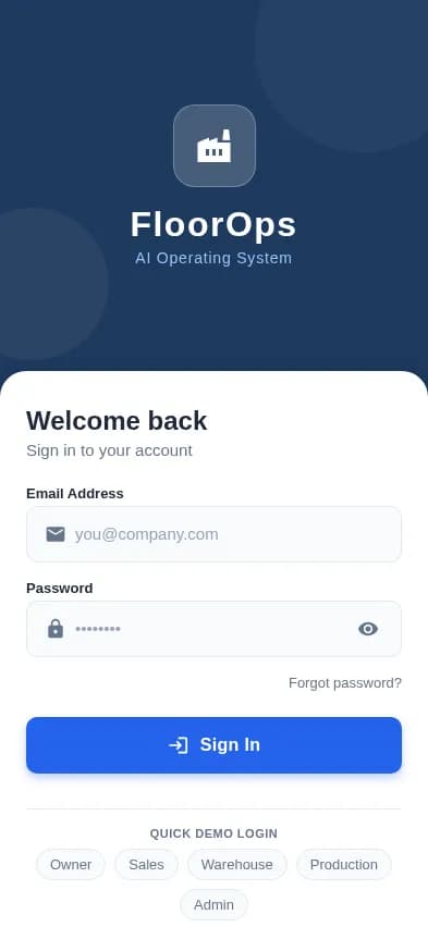 FloorOps AI Operating System