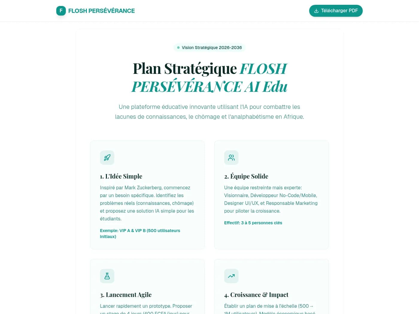 Flosh Persévérance AI Edu
