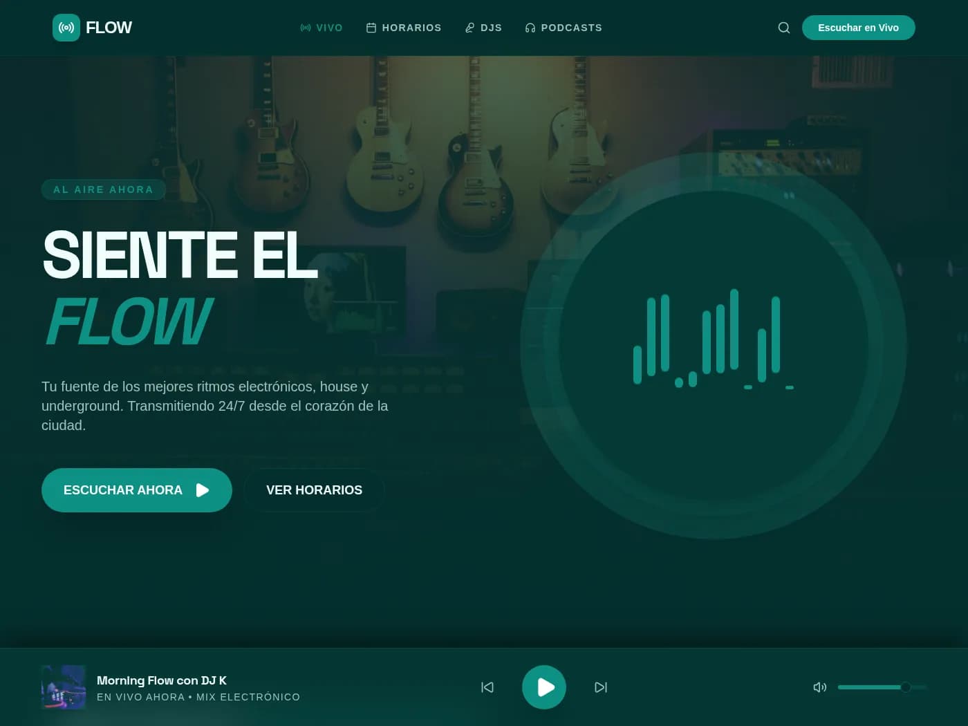 Flow Radio Web