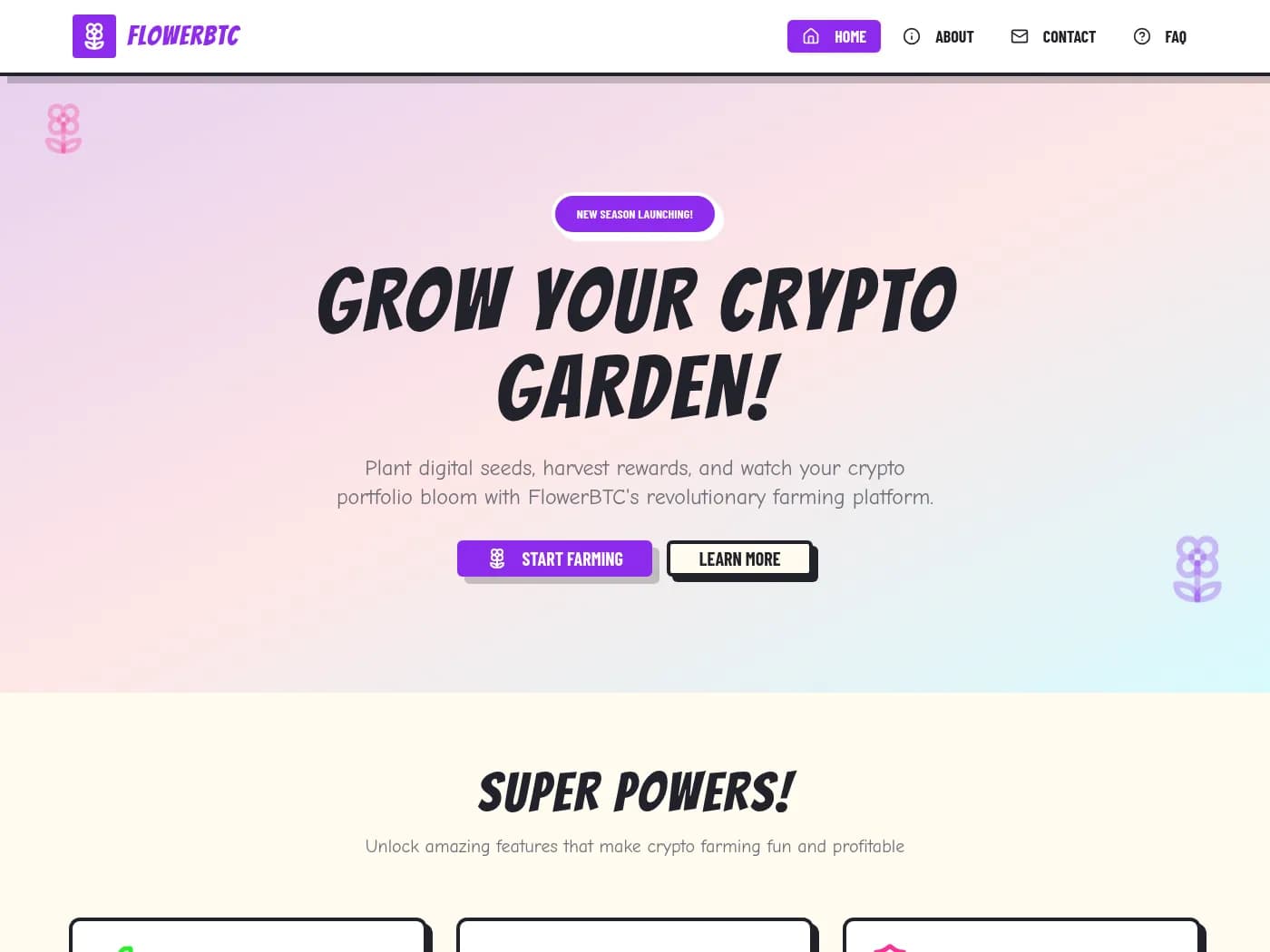 FlowerBTC Comic Site