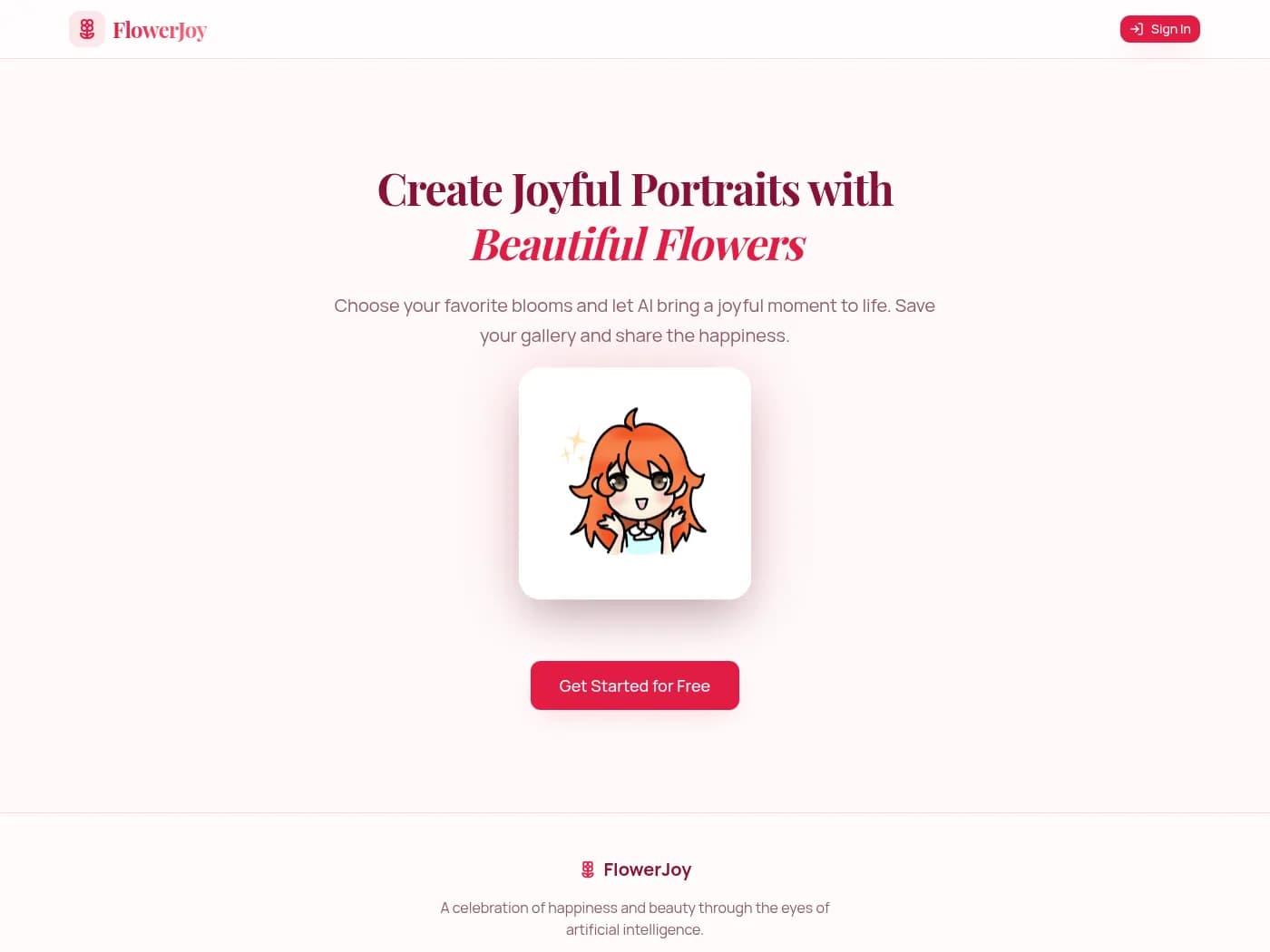 FlowerJoy Portrait