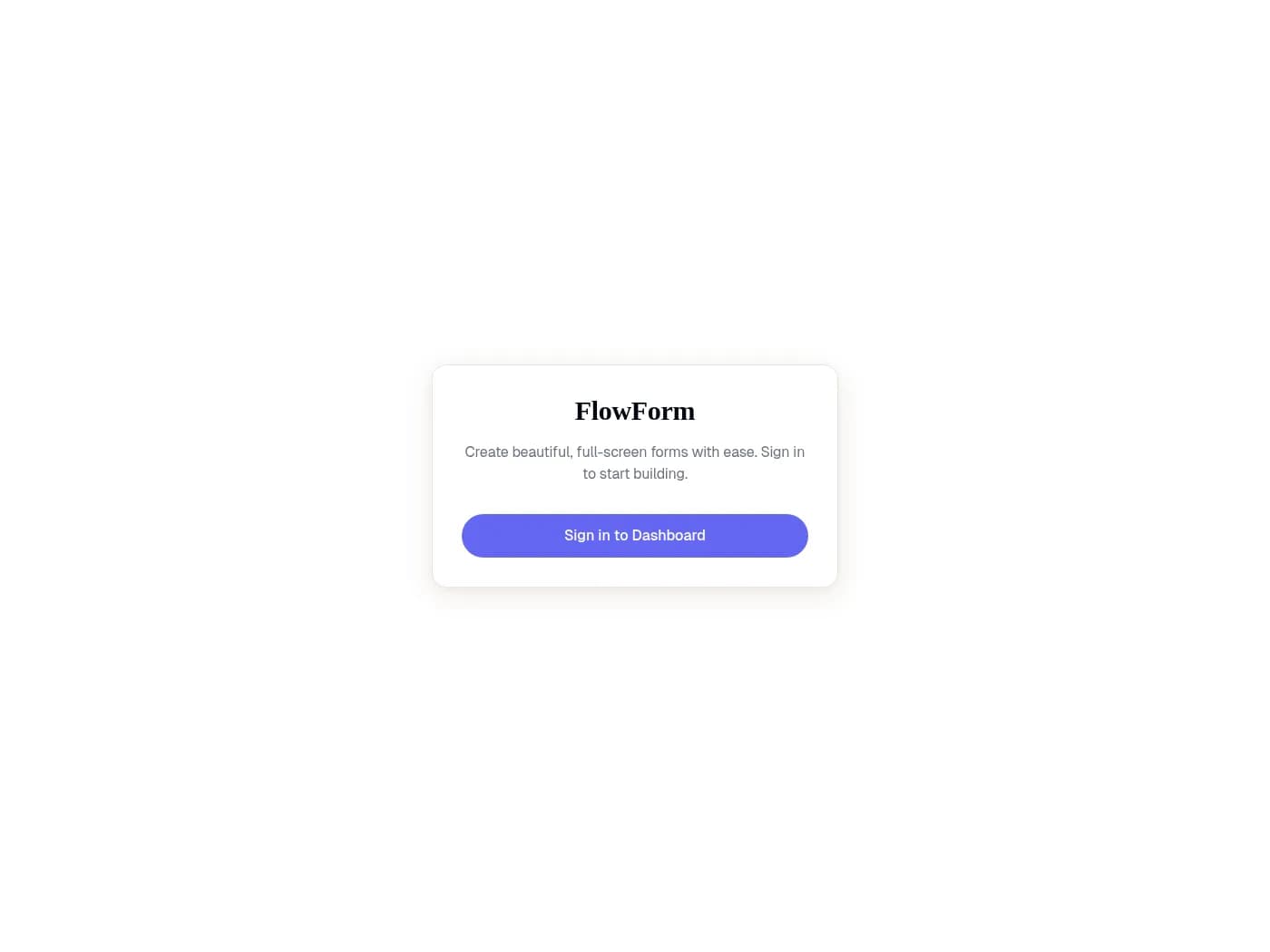 FlowForm Builder