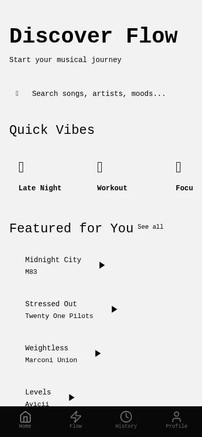 FlowMix Music App