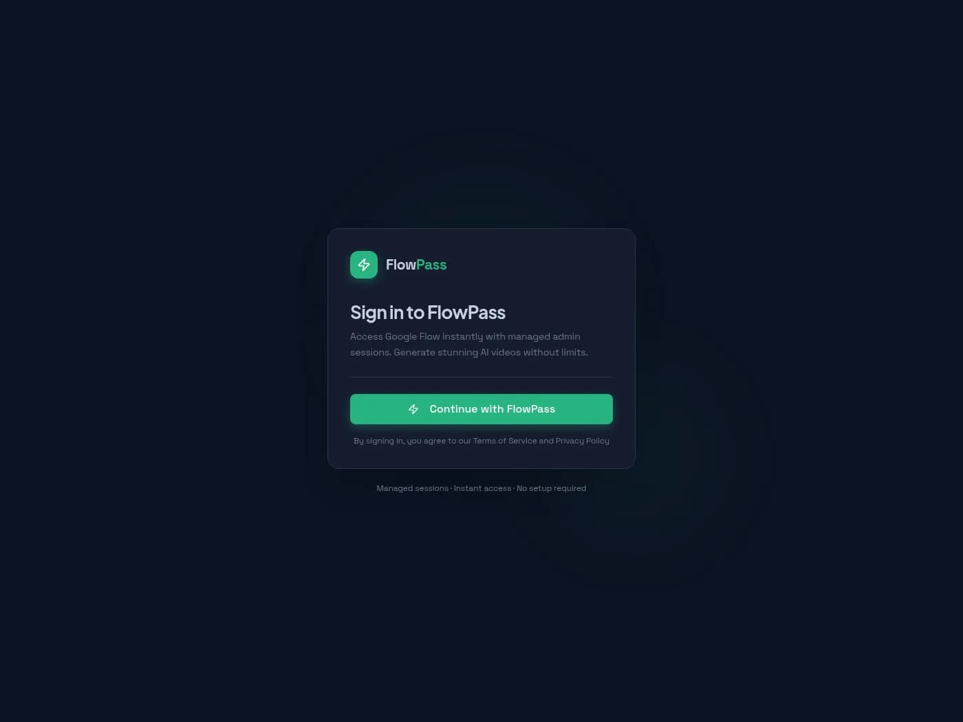 FlowPass SaaS Gateway