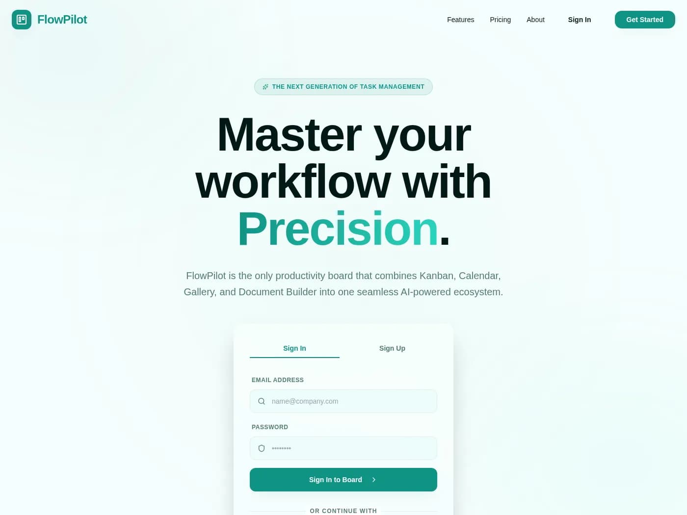 FlowPilot Productivity Suite