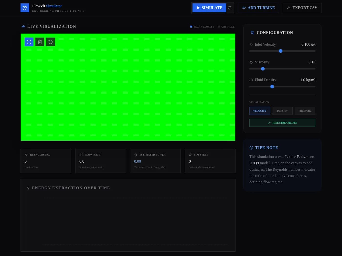 FlowViz Simulator