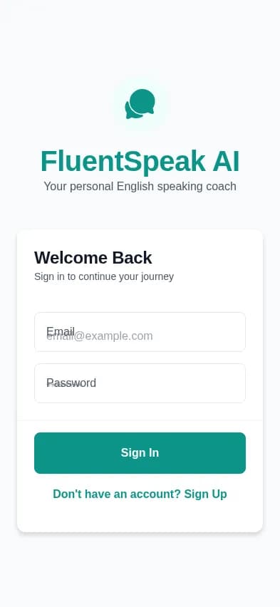 FluentSpeak AI Coach